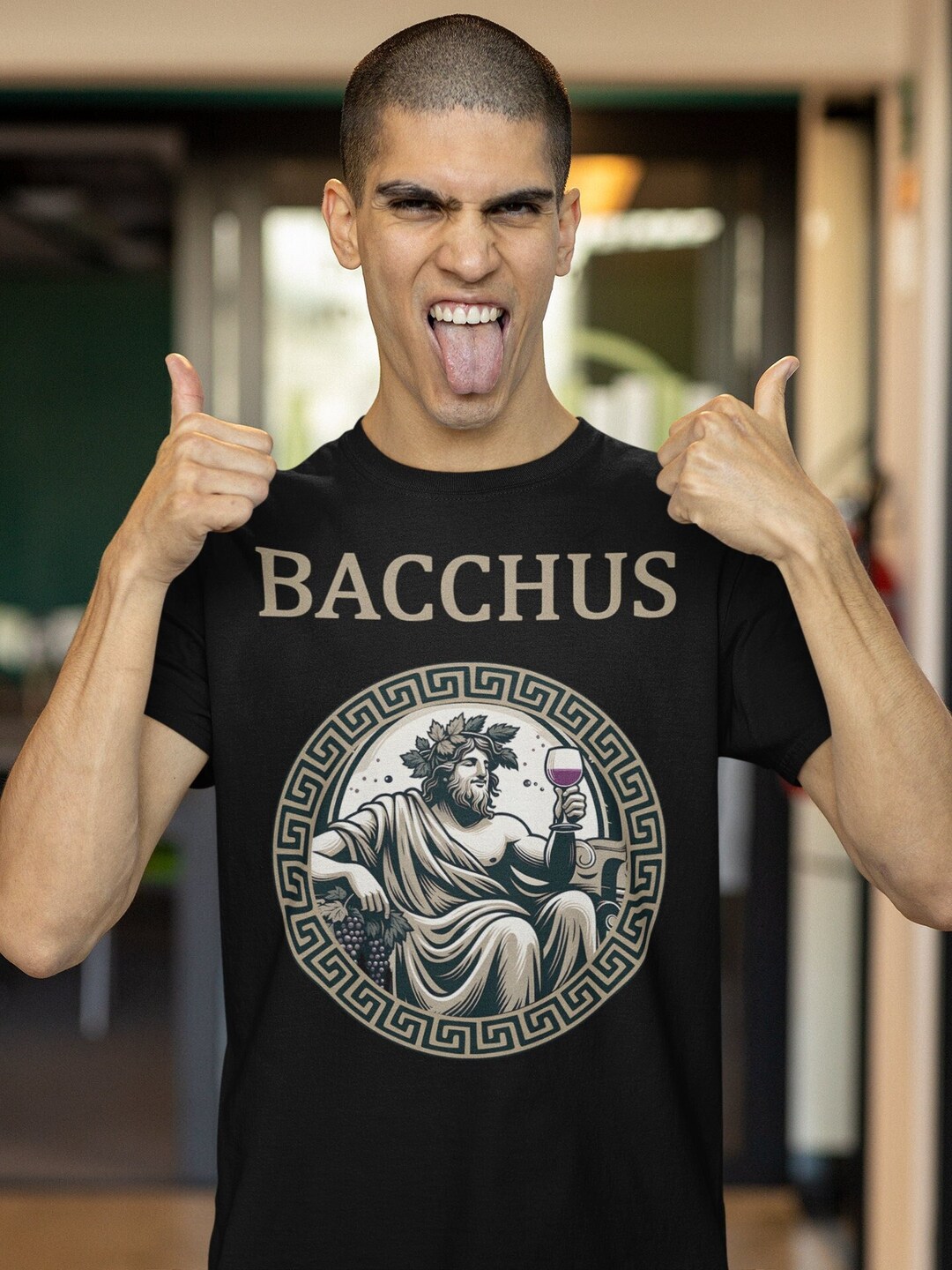 Bacchus Roman God of Wine, Madness and Festivals T-shirt - Etsy