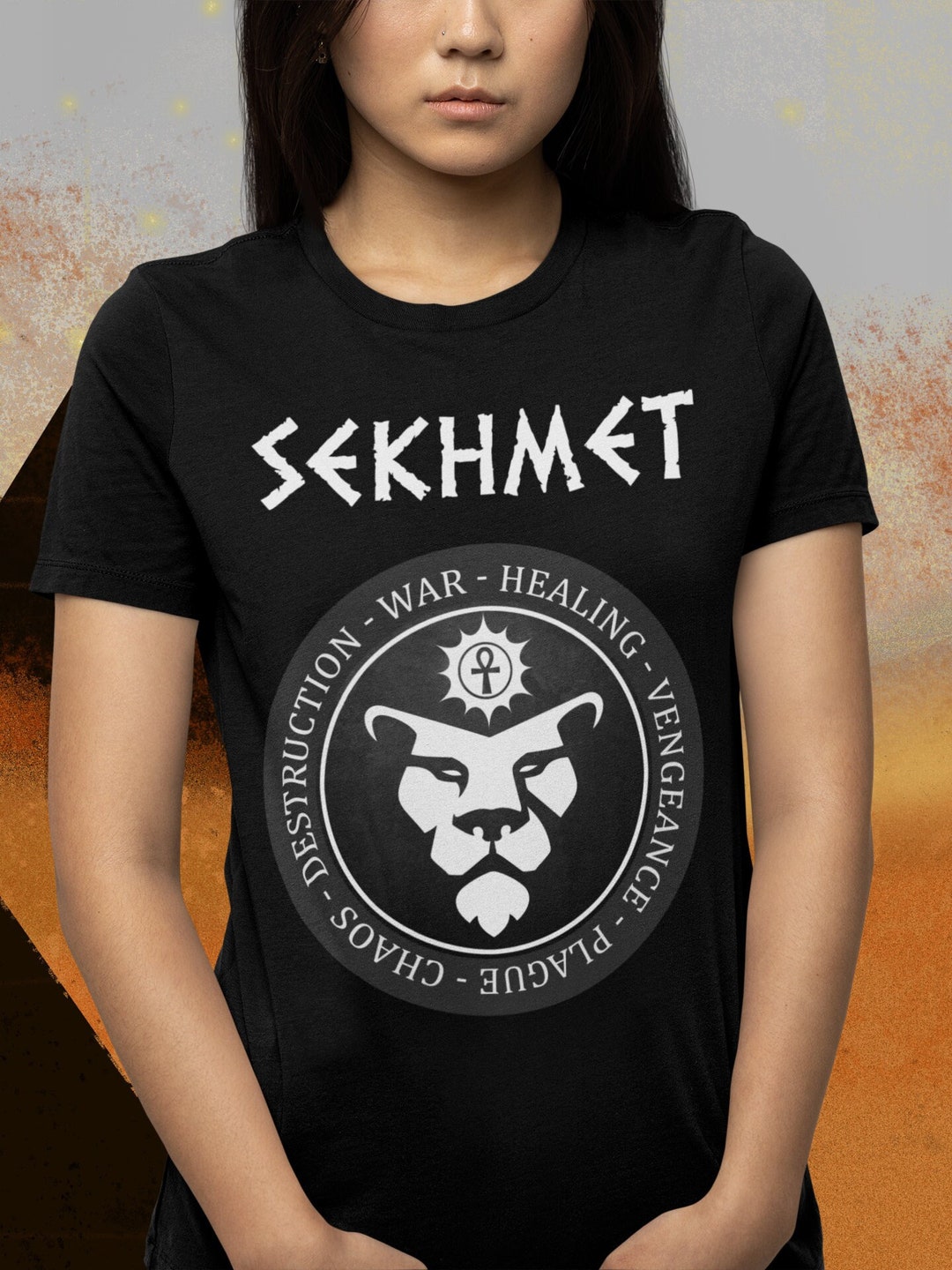 Sekhmet Egyptian Goddess of War, Destruction and Healing T-shirt - Etsy