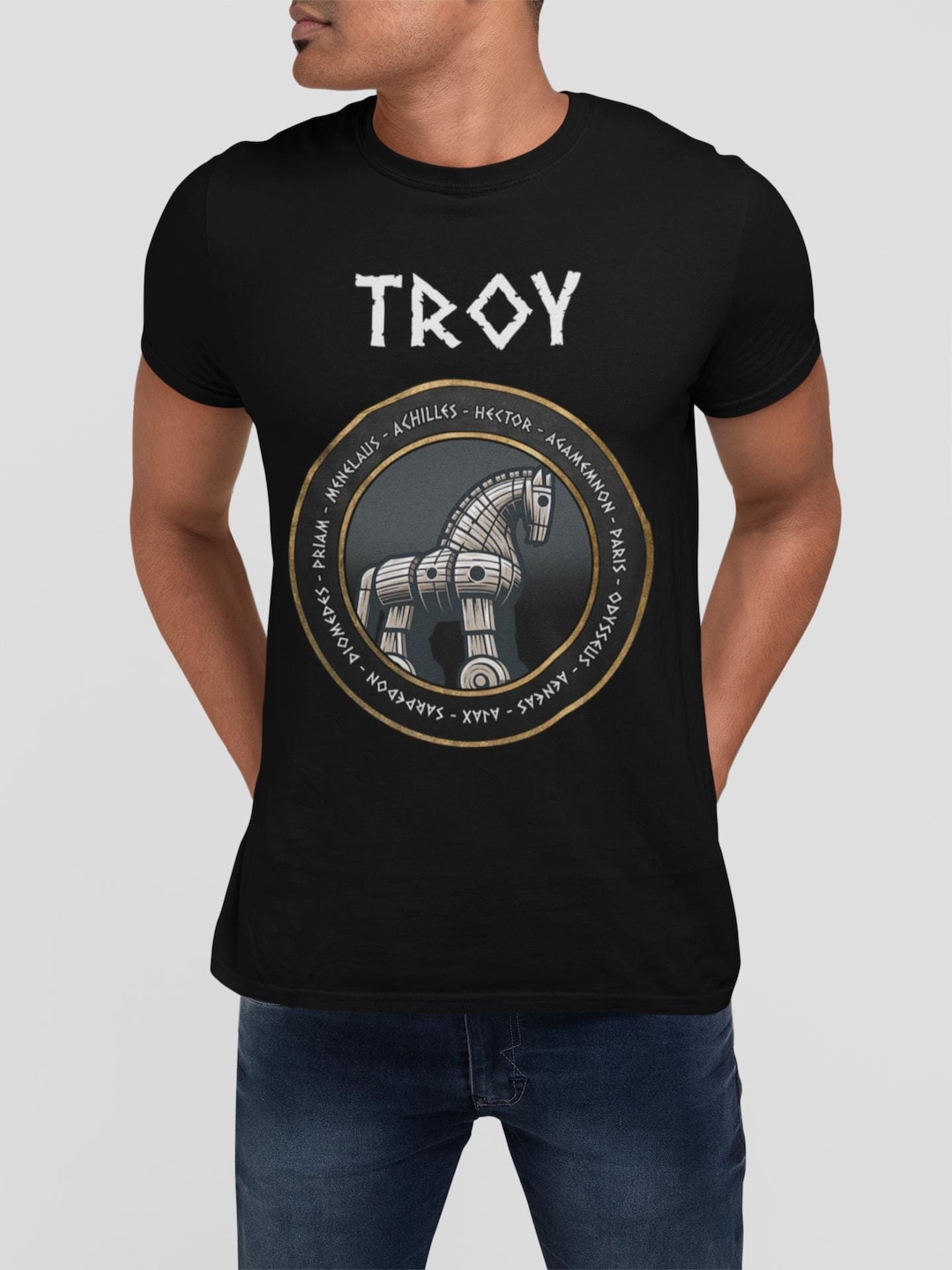 Trojan Horse - Heroes of the Trojan War - Troy T-shirt - Etsy