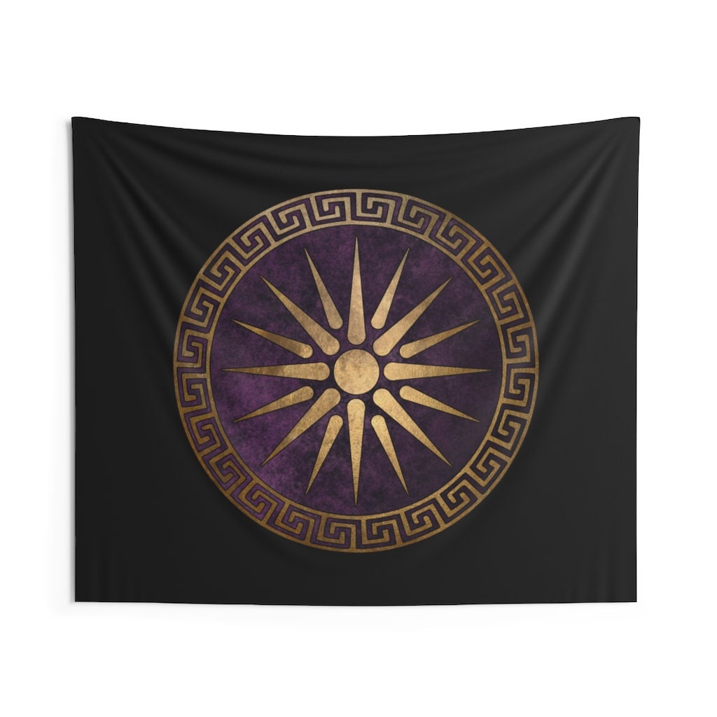 Macedon Alexander the Great Argead Sun Symbol of Ancient Makedon Indoor ...