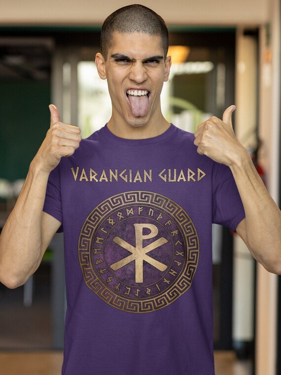 Varangian Guard Byzantine Empire Imperial Chi Rho With Runes - Etsy
