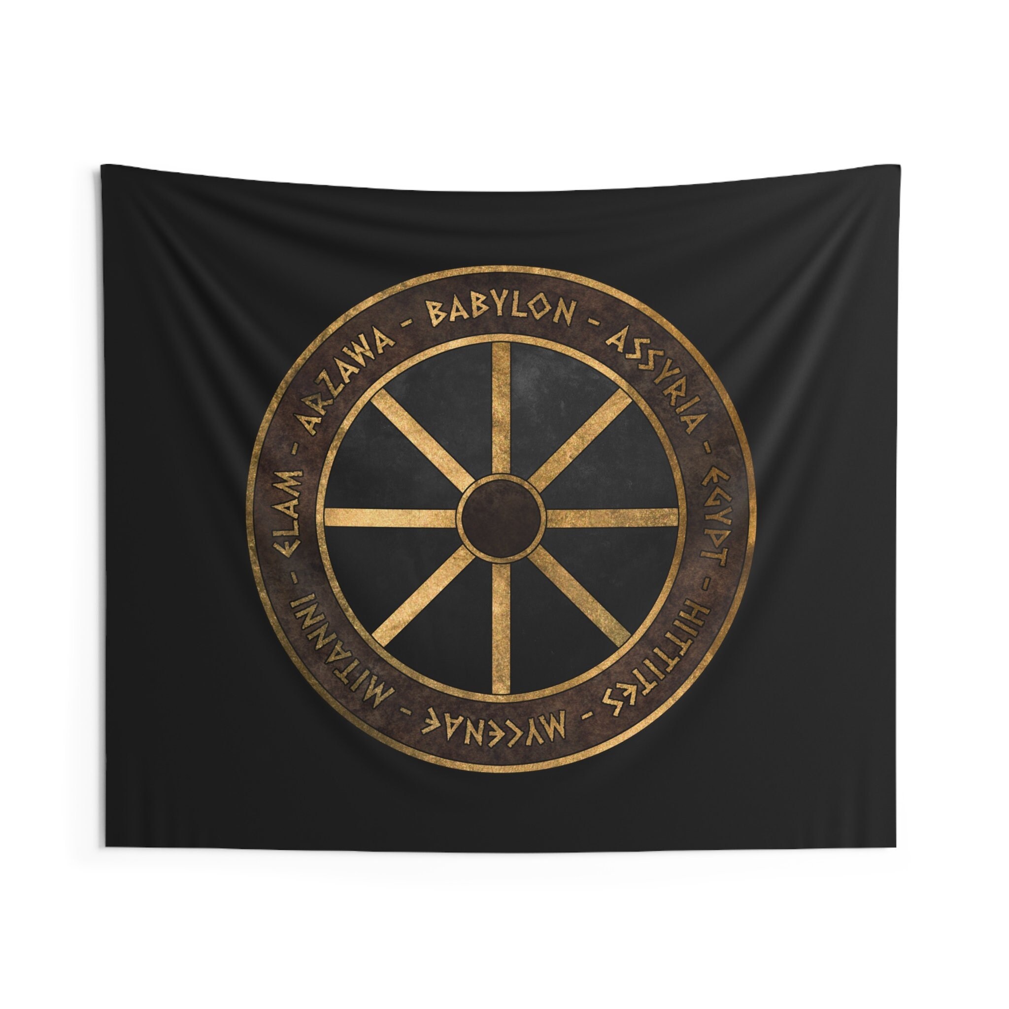 Bronze Age Powers - Ancient Civilizations - Chariot Wheel Symbol Indoor ...