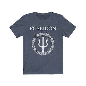 Poseidon Ancient Greek God T-shirt - Etsy