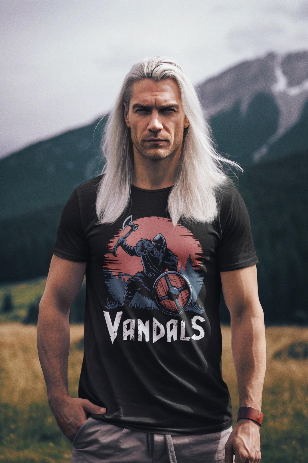 Vandals Warrior - Dark Ages History - Kingdom of the Vandals T-shirt - Etsy