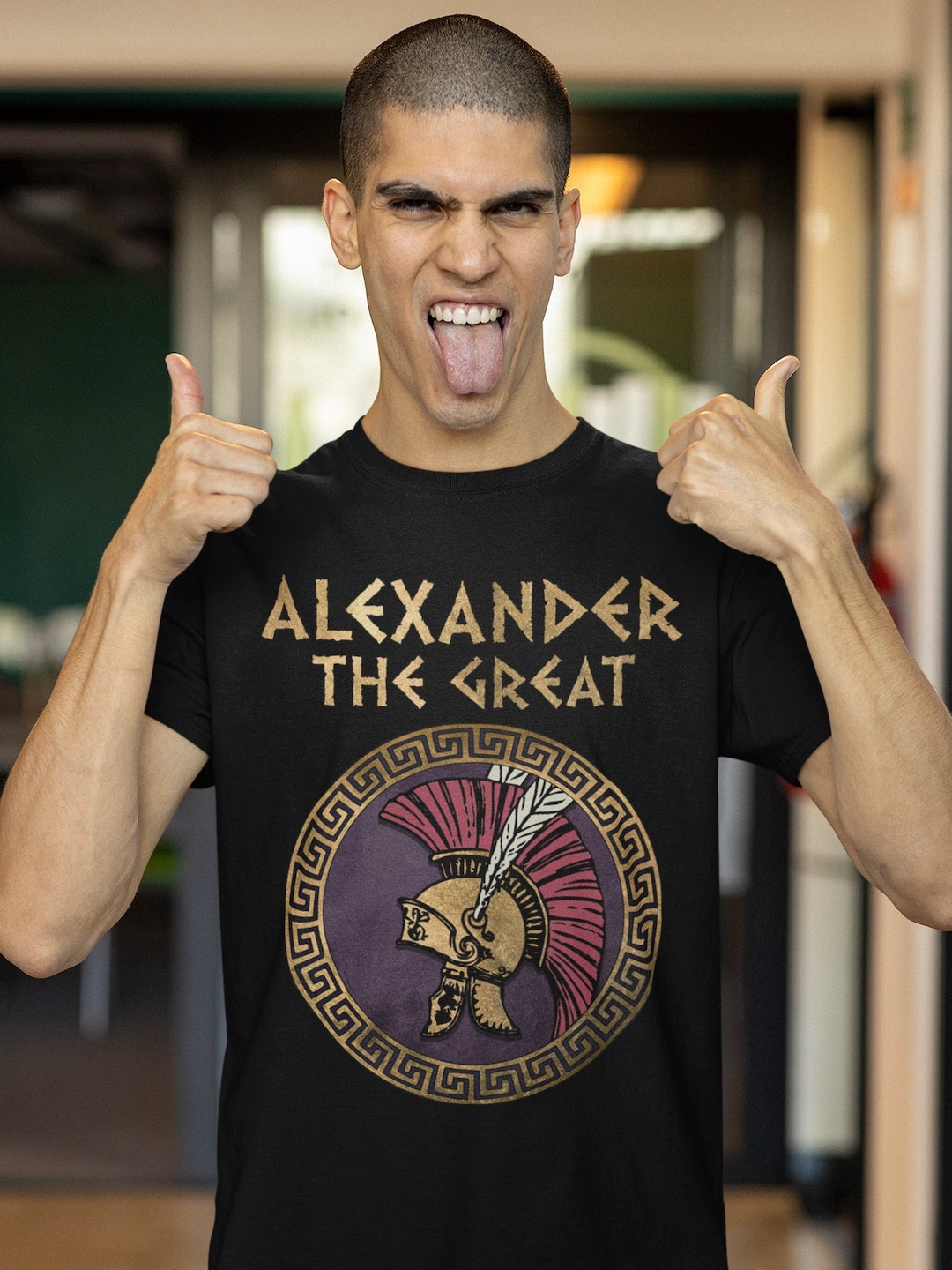 Alexander the Great Helmet Conquer Symbol - Hellenism and Ancient Greek ...