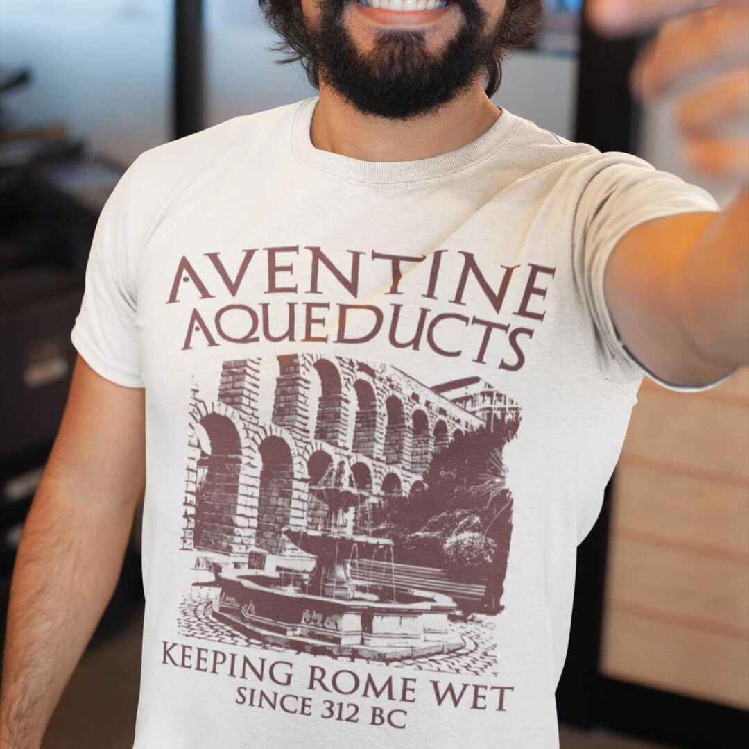 Aventine Aqueducts - Funny Ancient Roman History T-shirt - Etsy