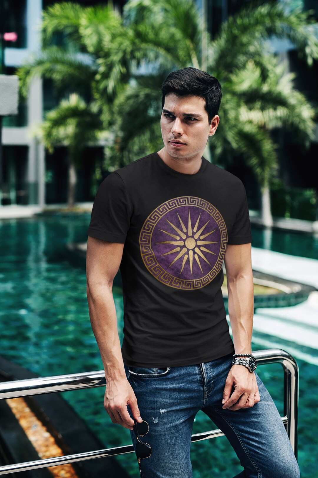 Macedon Alexander the Great Argead Sun Symbol of Ancient Makedon T ...