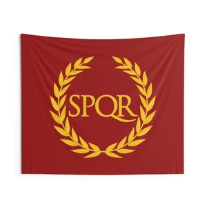 SPQR Ancient Rome Symbol Indoor Wall Tapestry 60" X 50" - Etsy