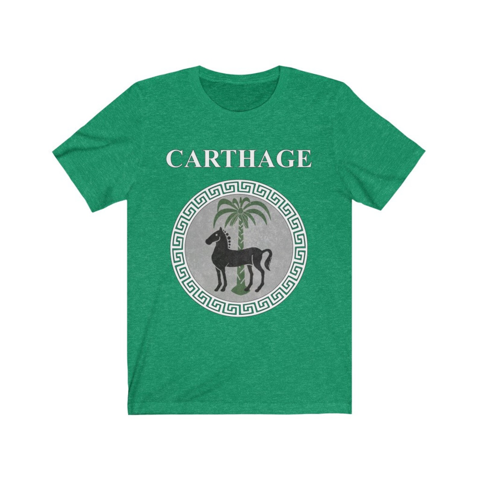 Carthage Ancient Symbol of Qart-hadasht Shield T-shirt - Etsy