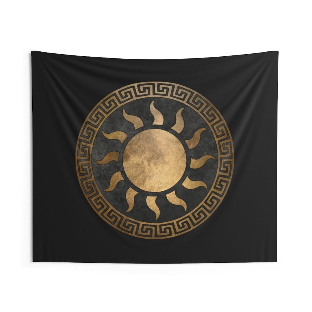 Helios Ancient Greek God of the Sun - Sun God Symbol Indoor Wall ...
