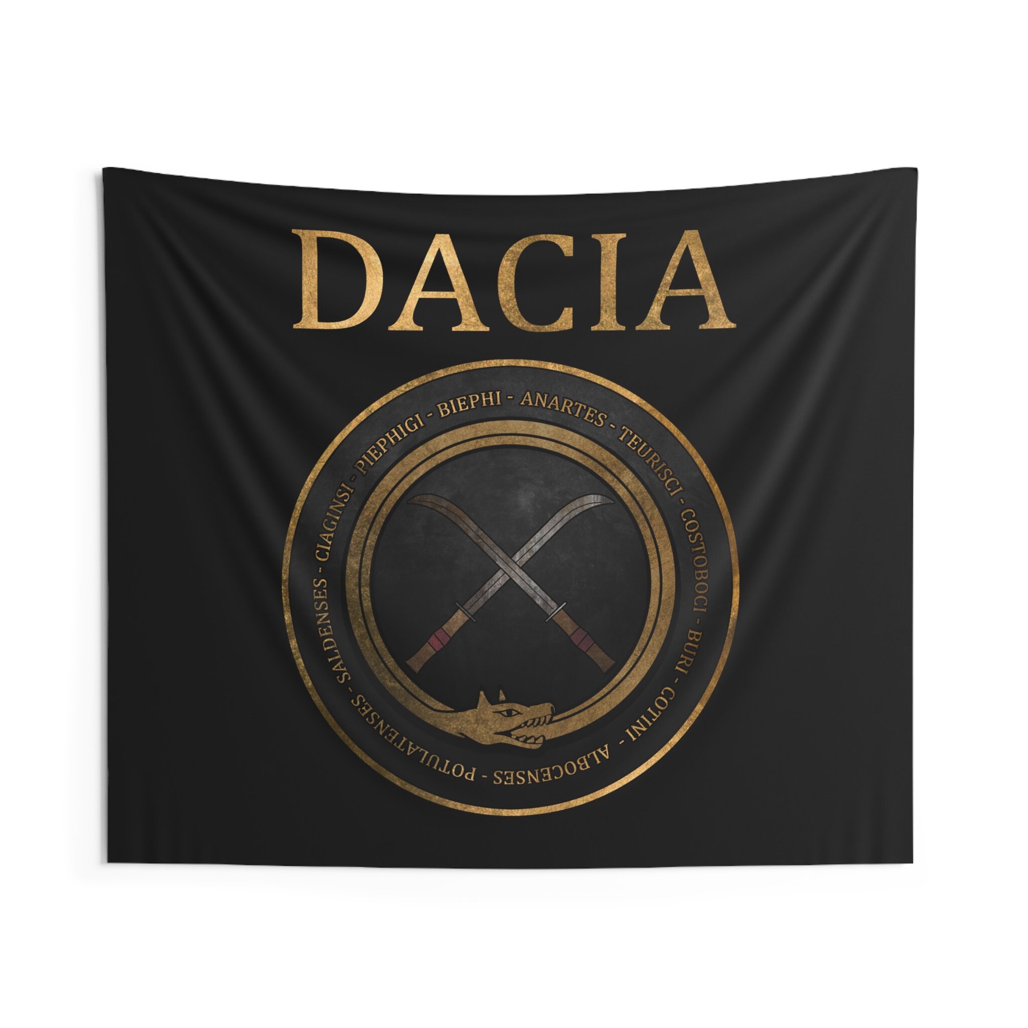 Dacia Ancient Dacian Tribes Draco and Falx Symbol Indoor - Etsy