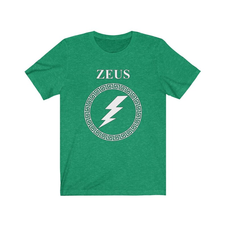 Zeus Ancient Greek God King of Olympus T-shirt - Etsy