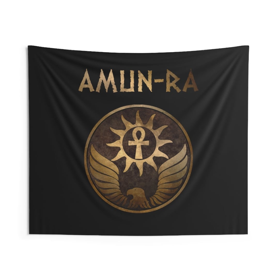 Amun-ra Ancient Egyptian God Symbol Indoor Wall Tapestry - Etsy