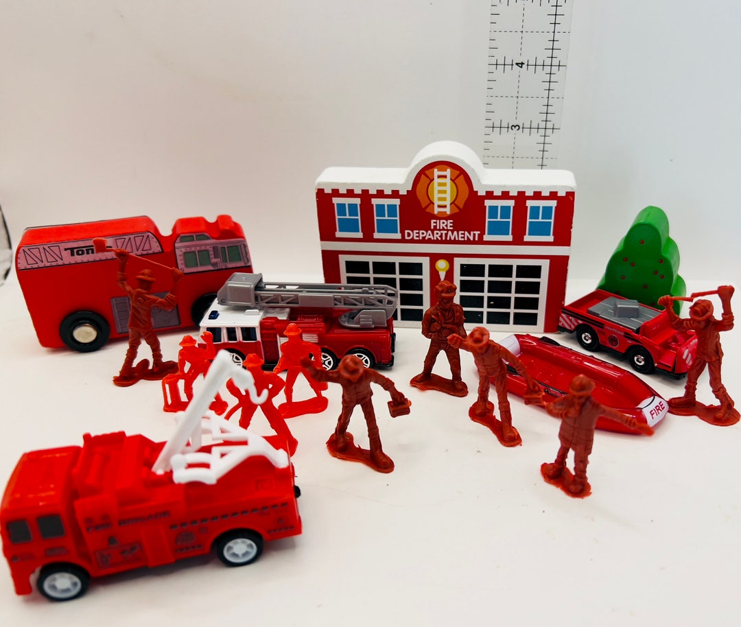 Sandtray Therapy Miniature Fire Station - Etsy