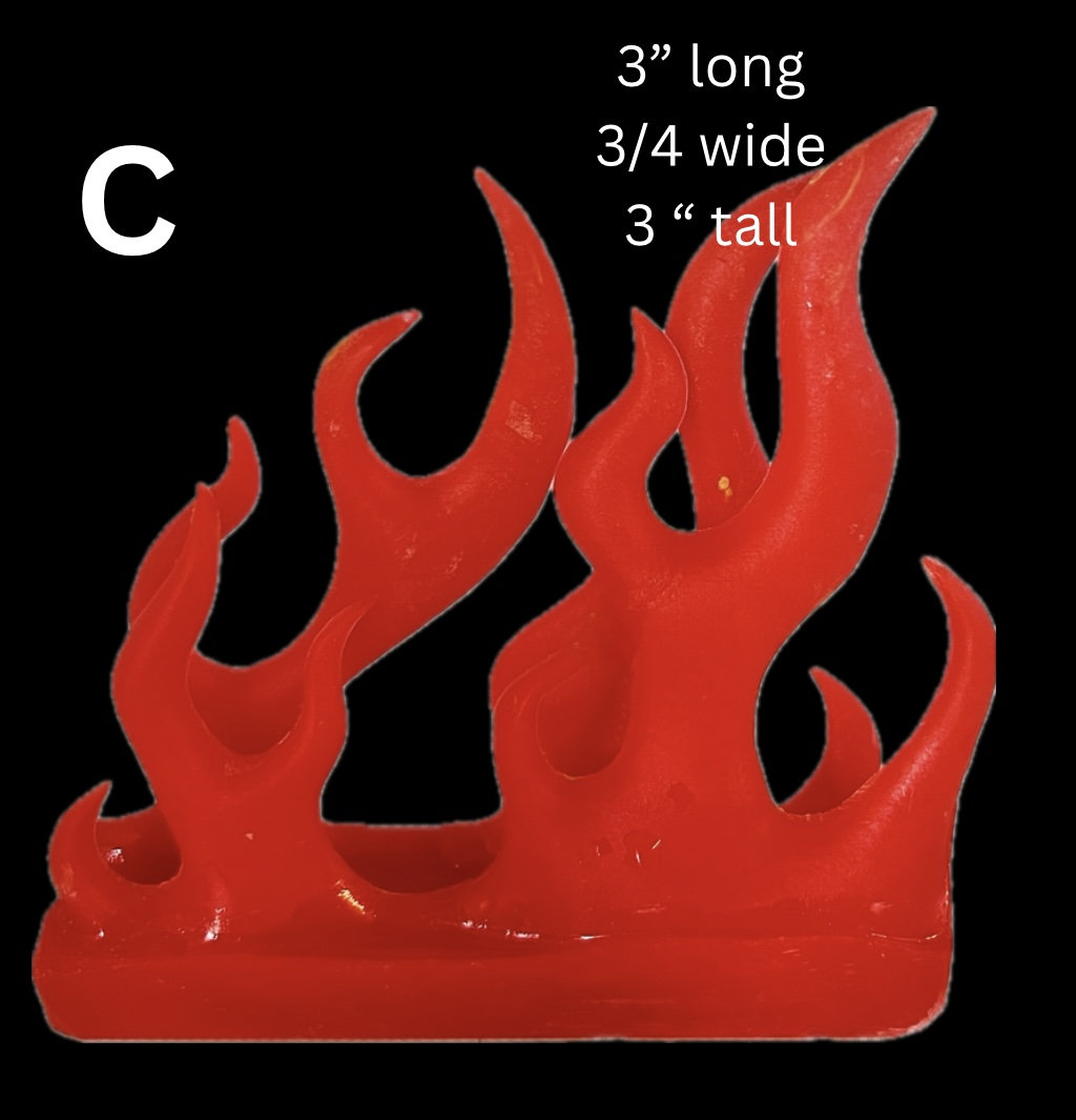 Sandtray Therapy Miniature Handmade Resin Flames - Etsy