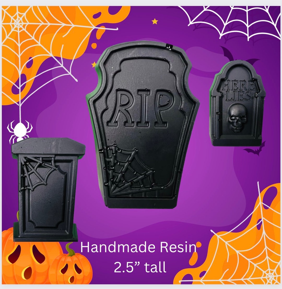 Resin Miniature Gravestone - Etsy