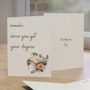 Gift for Grad Since You Got Your Degree and You Know Every Fcking Thing Graduation Card Congrats ...
