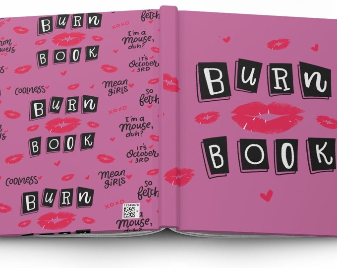Custom Personalized Mean Girls, Burn Book, Regina George, Cady Heron ...