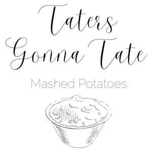 Thanksgiving Food Labels , Display Cards for Buffet, Thanksgiving Place ...