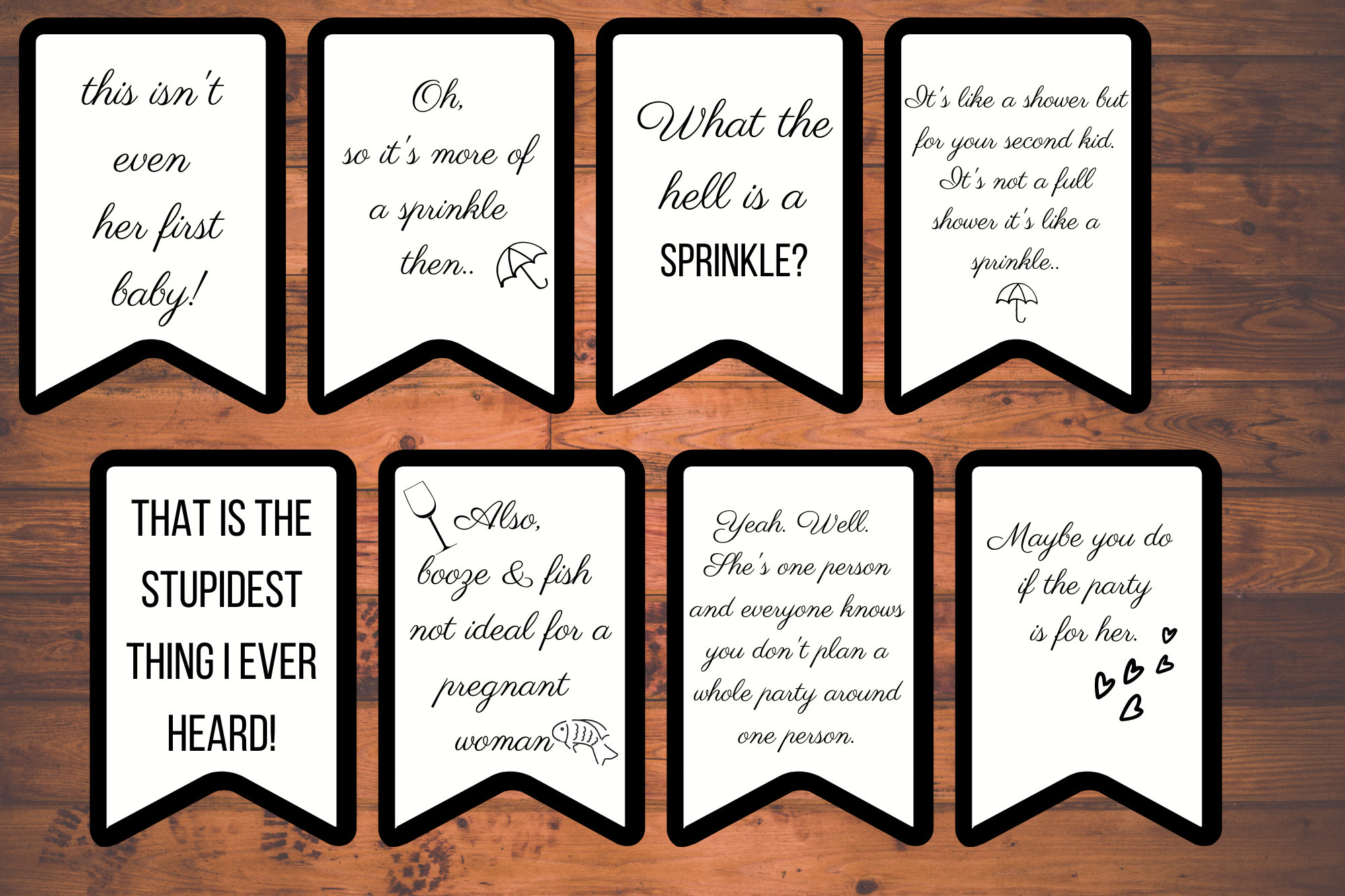 Schitts Creek Baby Sprinkle Signs - Etsy Australia