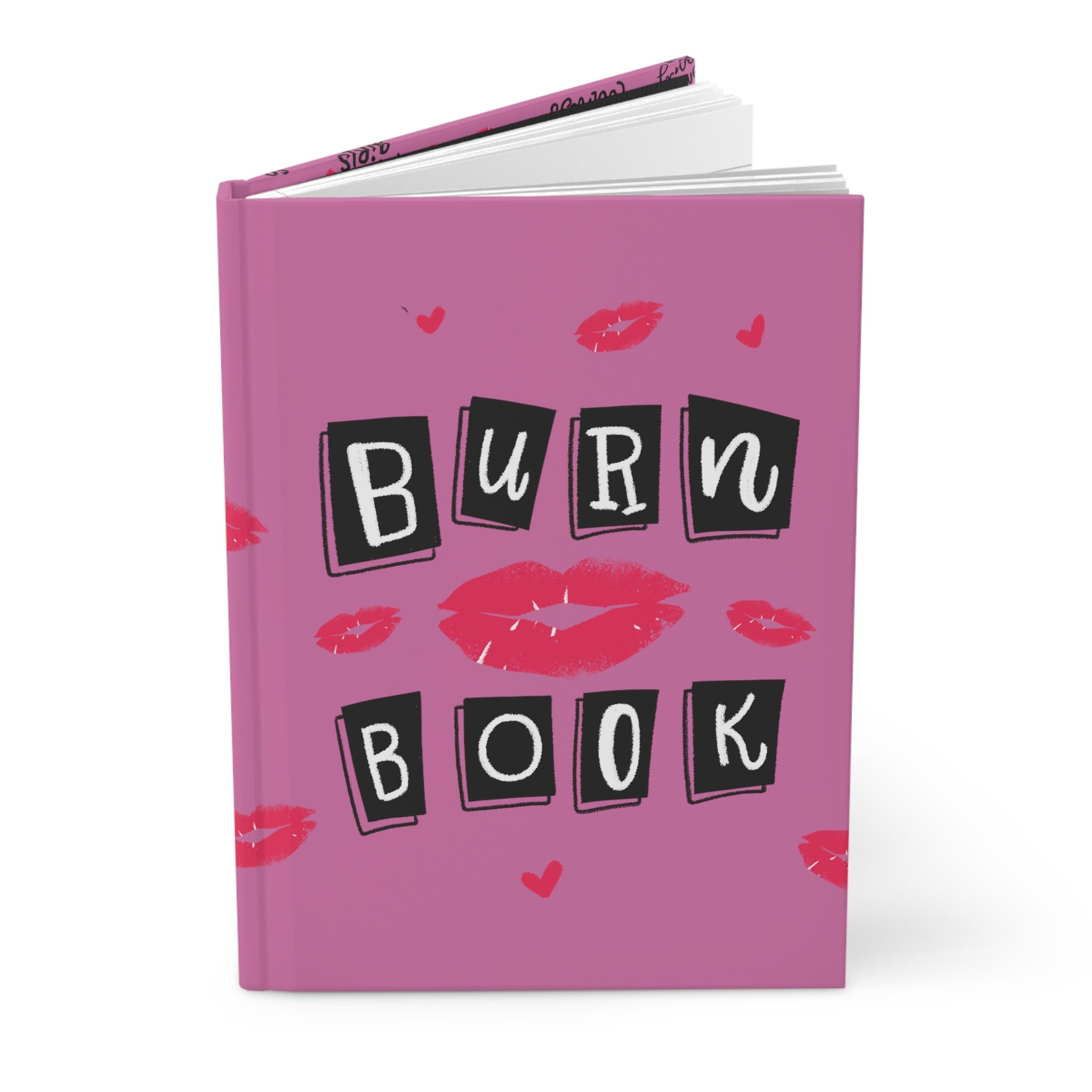 Burn Book Mean Girls Journal, Mean Girls Notebook, Burn Book From Mean ...