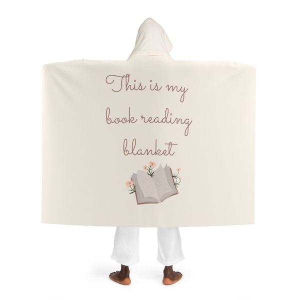 Hooded Reading Blanket - Etsy