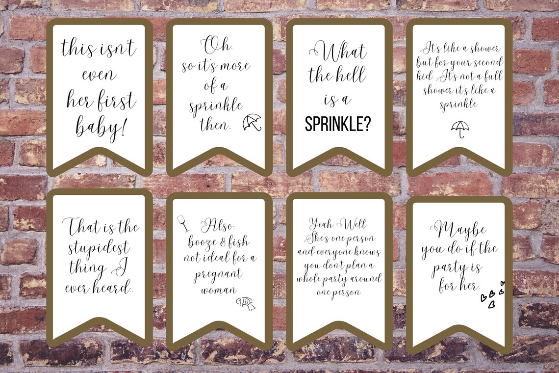 Schitts Creek Baby Sprinkle Signs - Etsy