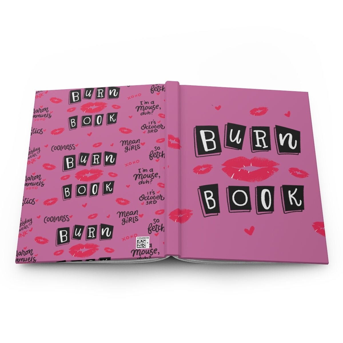 Burn Book Mean Girls Journal, Mean Girls Notebook, Burn Book From Mean ...