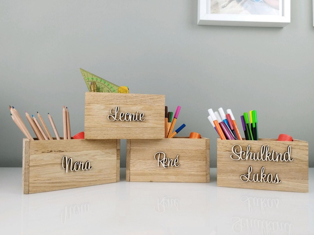 Stiftehalter Organizer personalisiert - Etsy.de