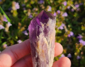 Dog Tooth Amethyst Crystal Tower Point Purple Quartz Obelisk - Etsy