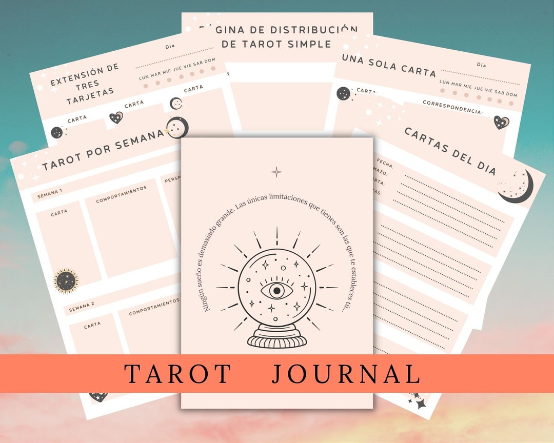Tarot Journal, Printable Journal Pages, My Tarot Journal, Printable ...