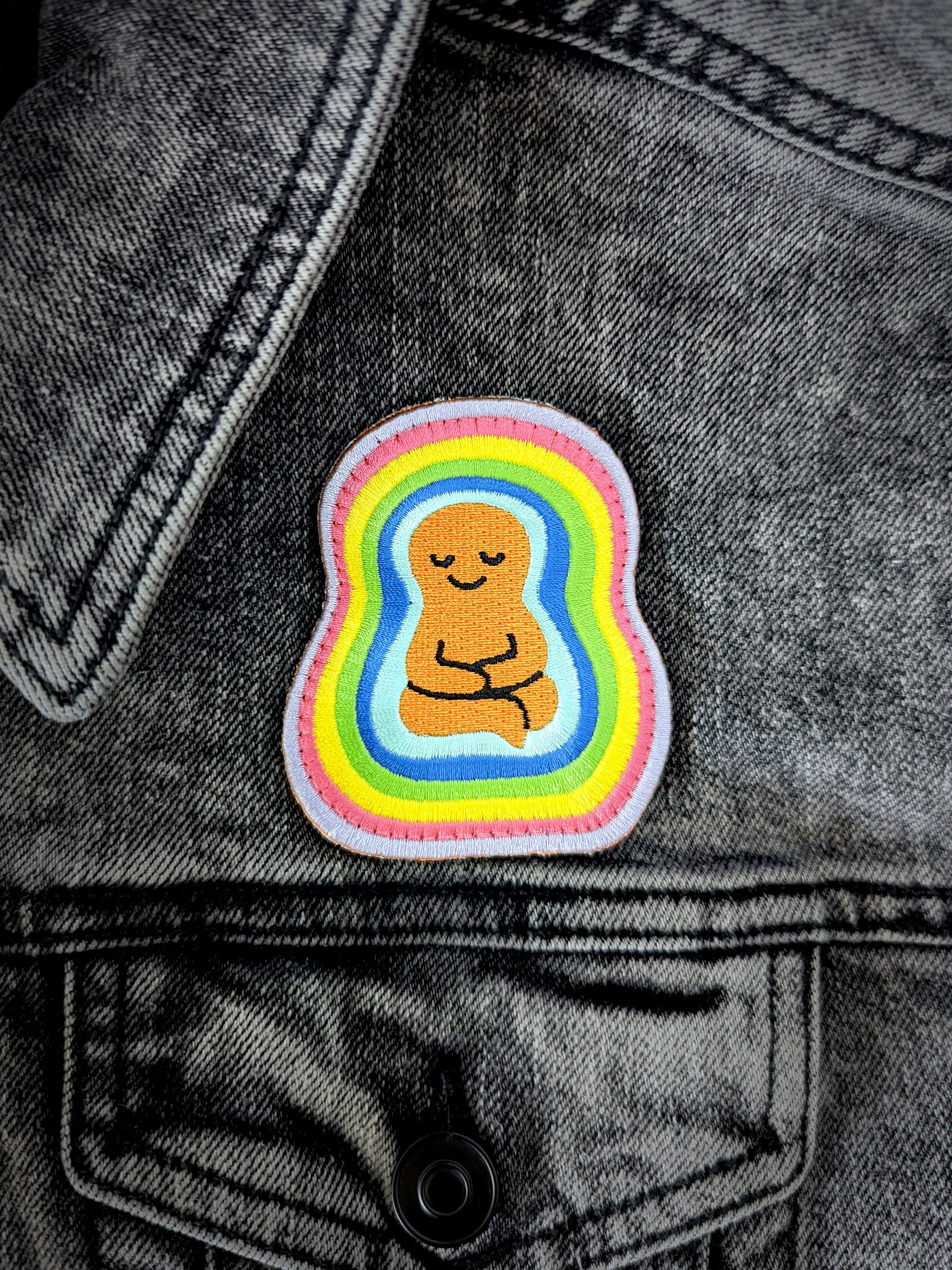 Highest Vibration Embroidered Patch Meditation Patch Aura - Etsy