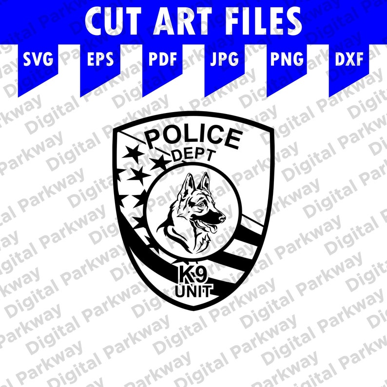 Unidad K9 genérica SVG / Logo Police / Archivo de unidad K9 - Etsy México