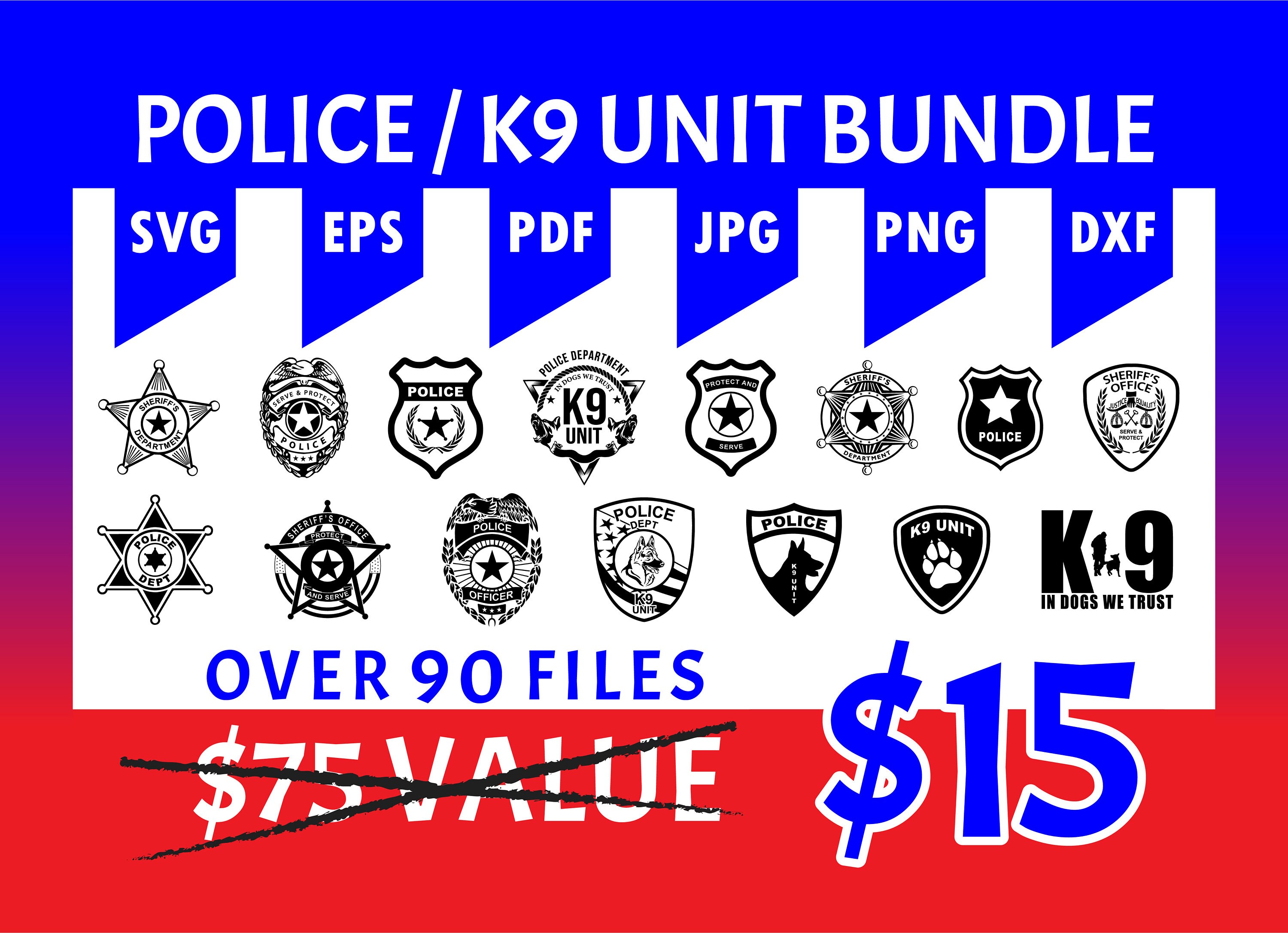 Generic Police Department Badge