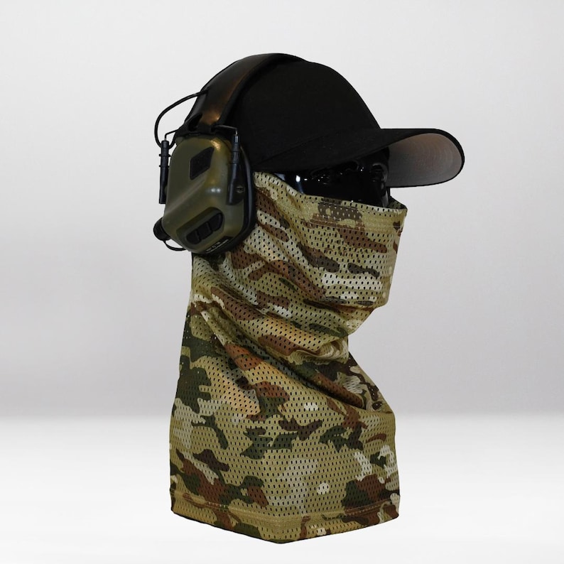 MC Airsoft Face Protection Snood - Breathable Mesh, Adjustable Fit ...