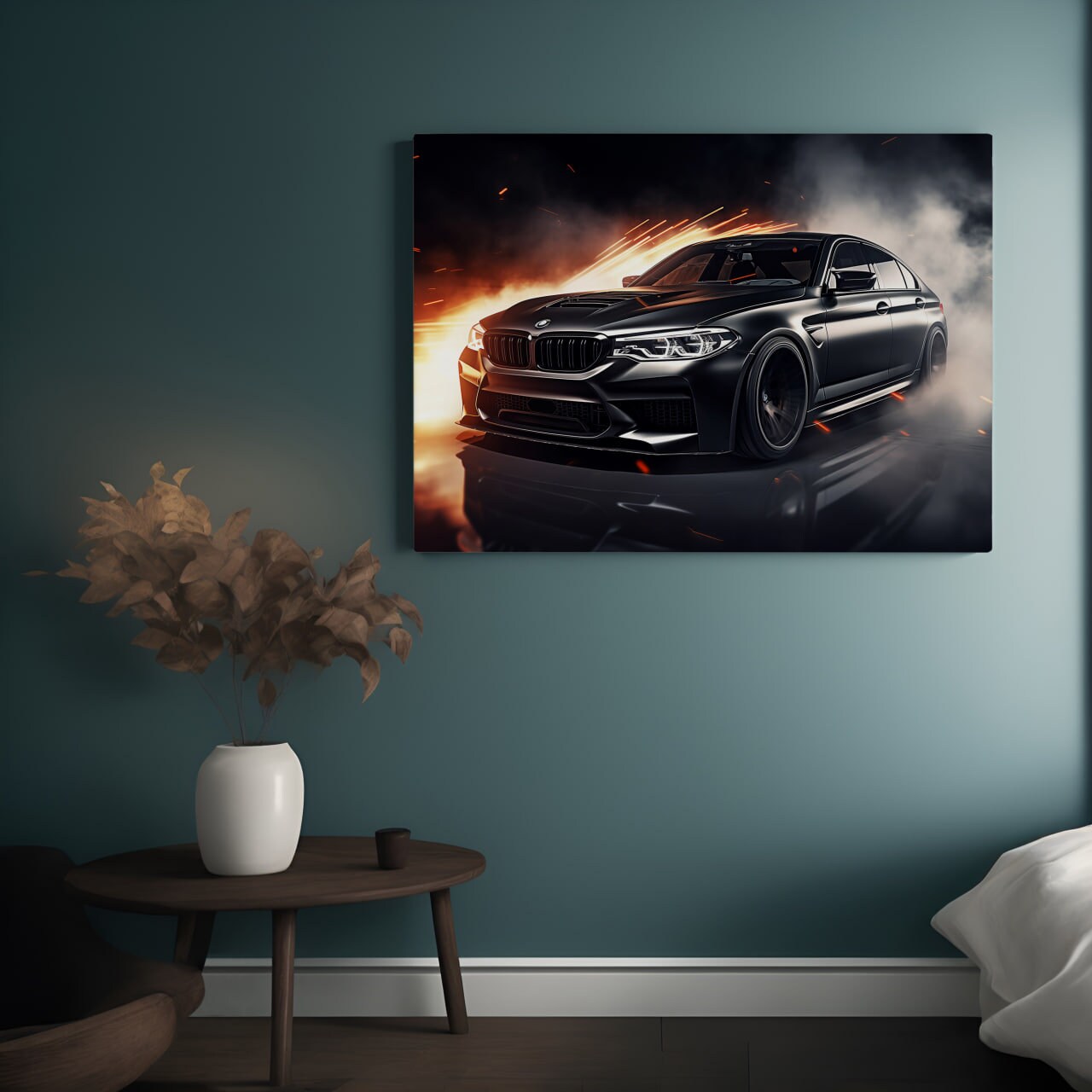 Car Poster BMW M5 F90 Luxury Digital Print Artwork Fast Car Poster ...