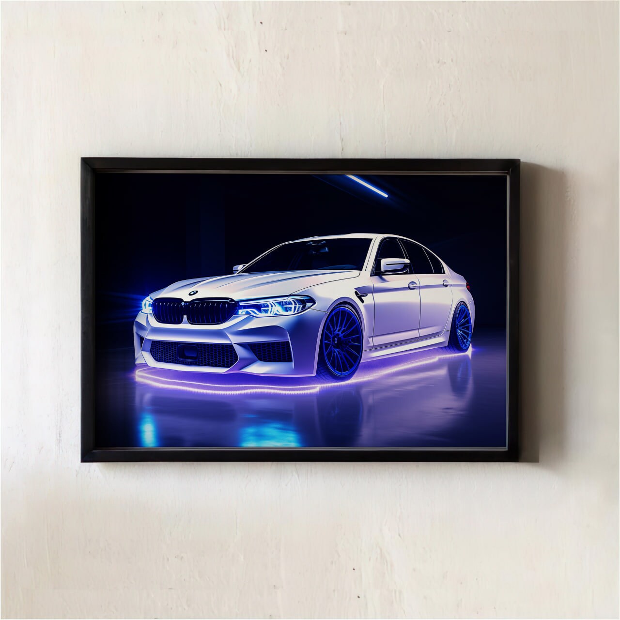 Car Poster BMW M5 F90 Luxury Digital Print Artwork Fast Car Poster ...