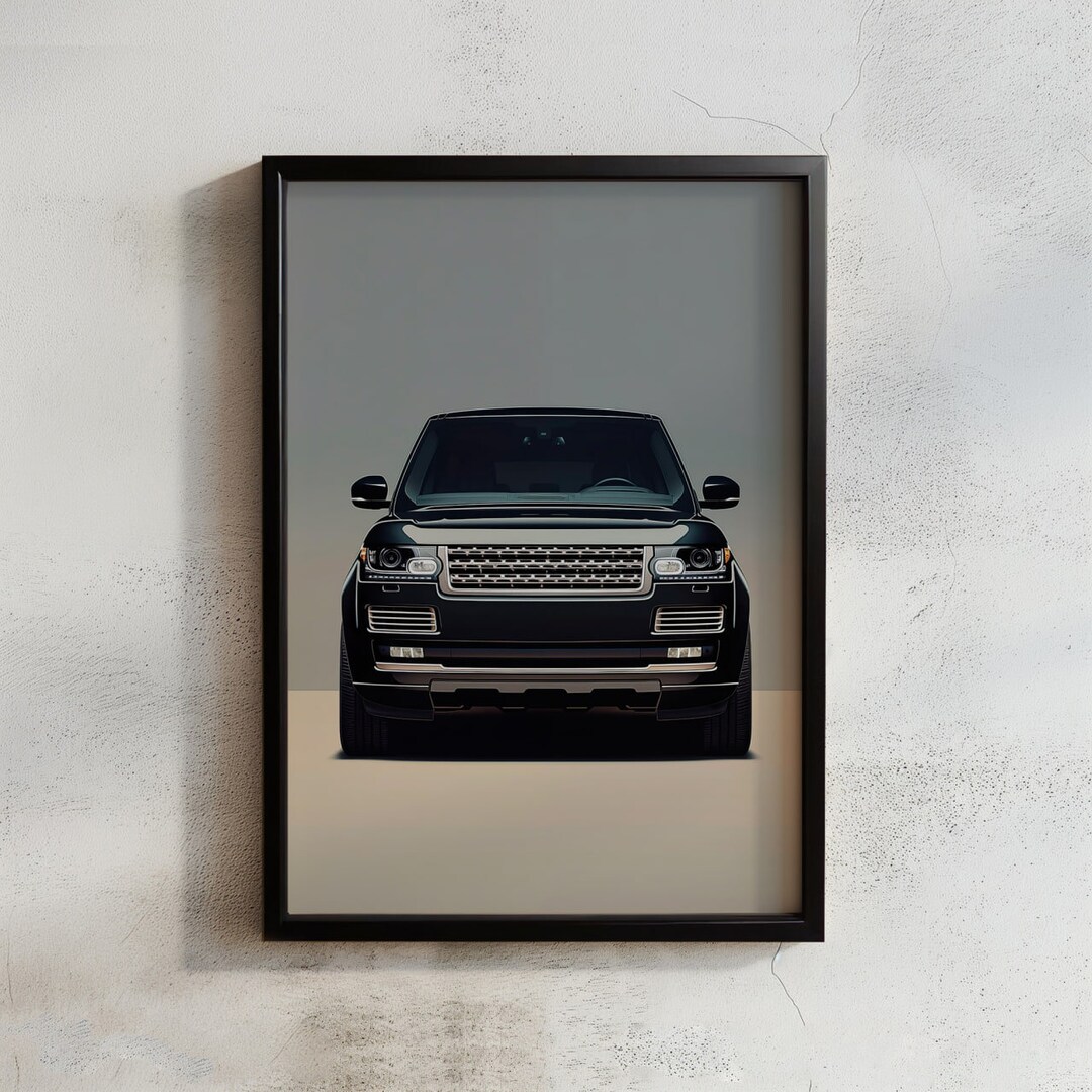 Car Poster Range Rover Luxury Digital Print Artwork SUV Poster ...