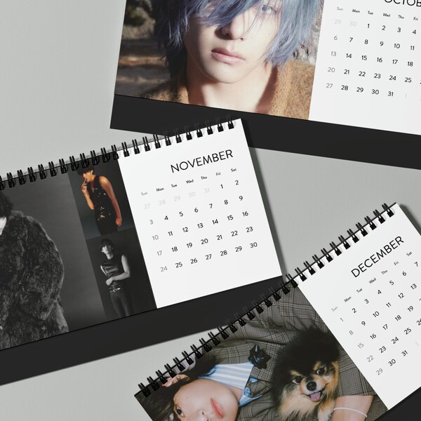 Jungkook Golden 2024 Desk Calendar, BTS Merch, Jungkook Merch, Kpop ...