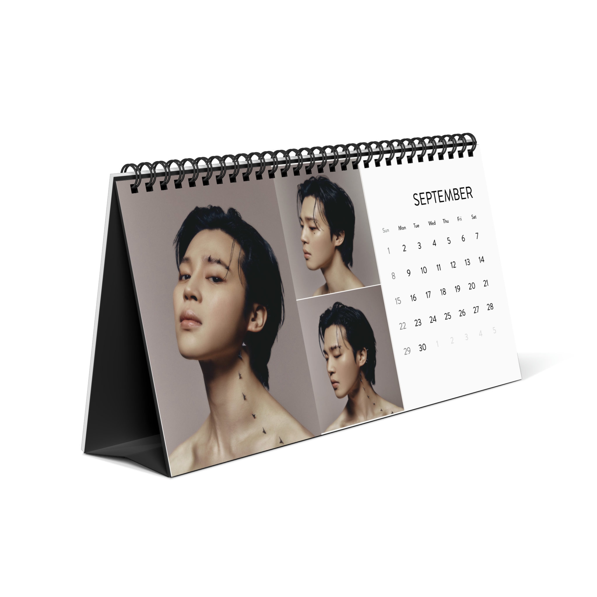 BTS Jimin 2024 Desktop Calendar, BTS Merch, Jimin Merch, Kpop Merch ...