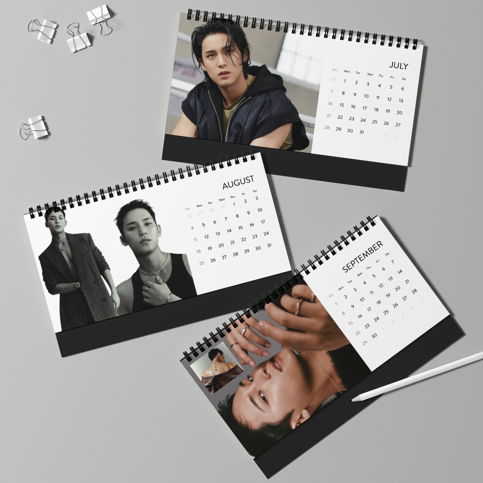 Seventeen Mingyu Boyfriend 2024 Calendar, 17 Merch, SVT Mingyu Merch ...