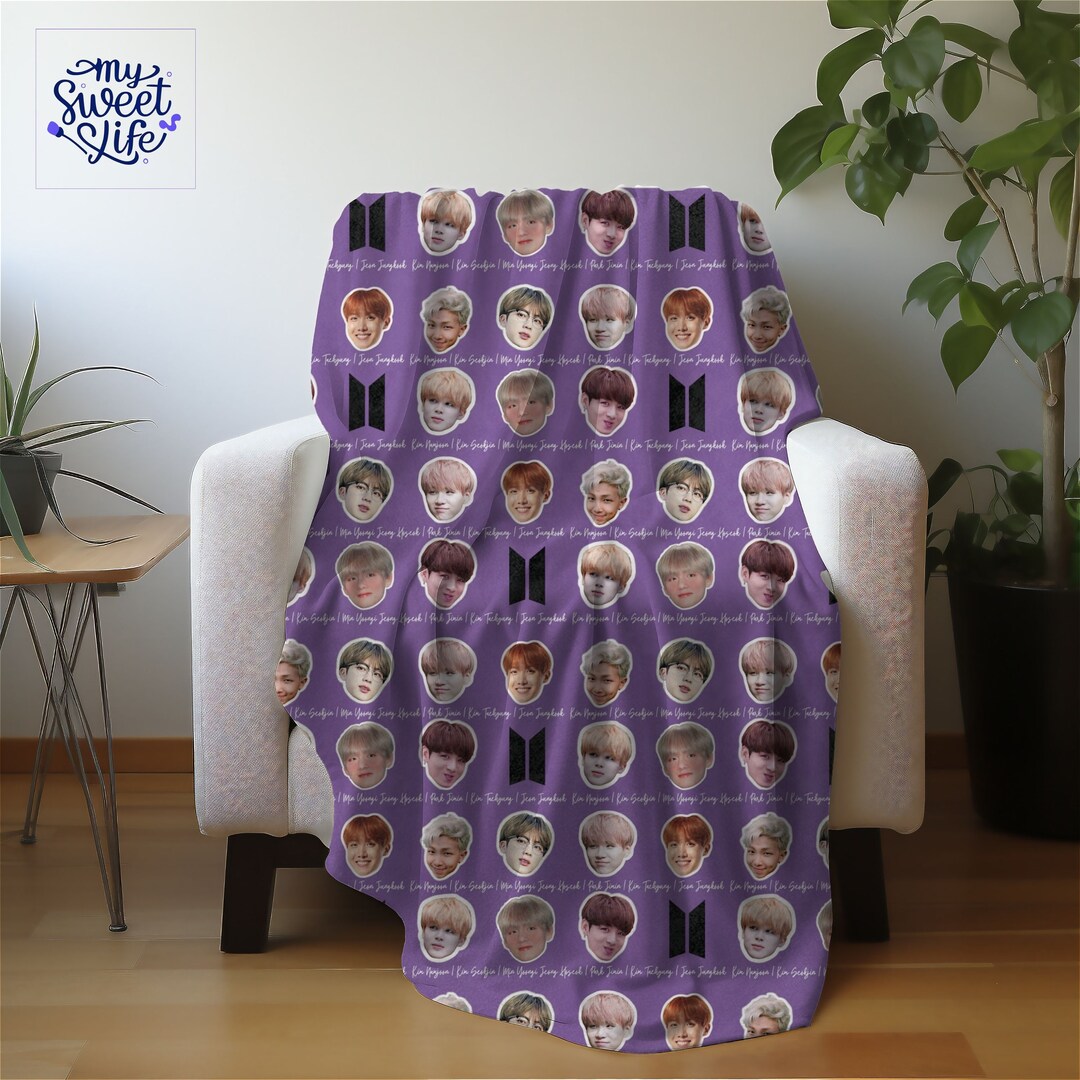 Bts Blanket, Bts Merch, Jungkook Merch, Kpop Gift, Bts Gift, Army Gift ...