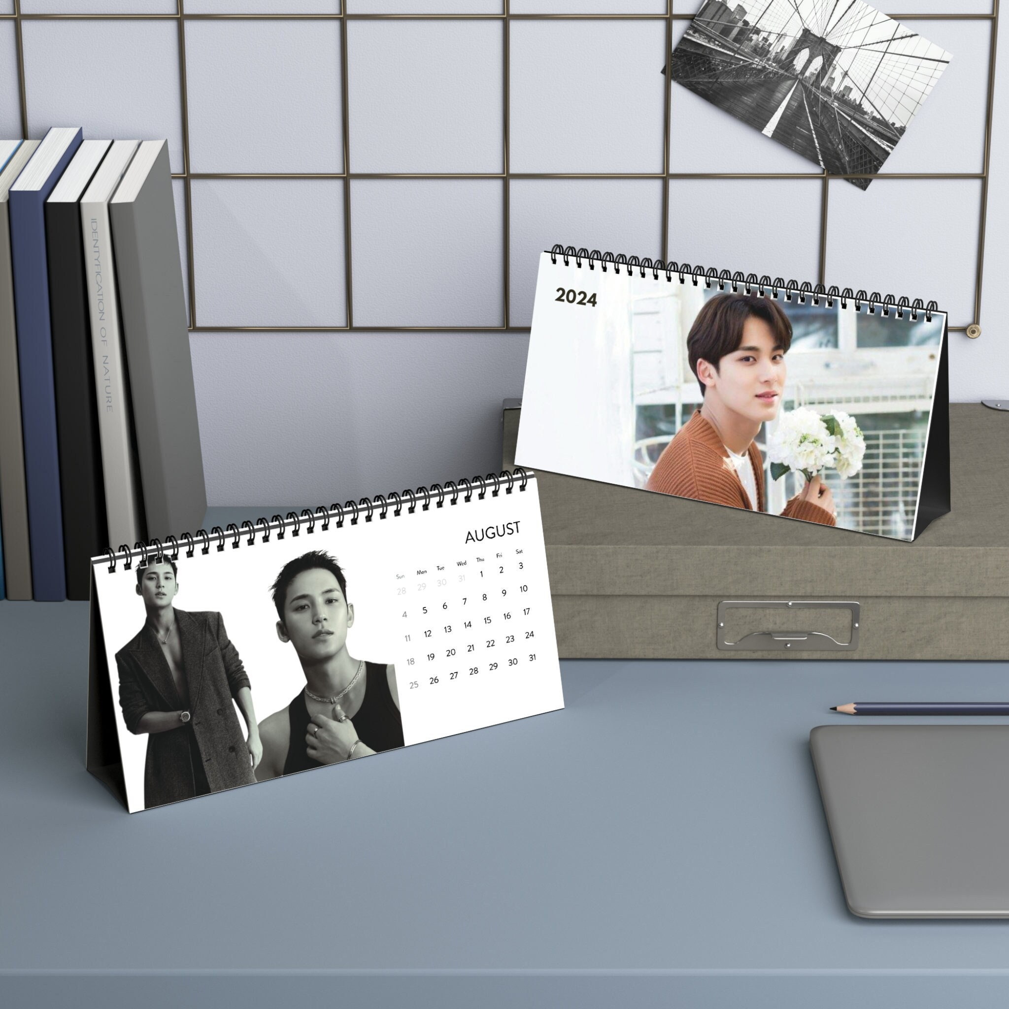 Seventeen Mingyu Boyfriend 2024 Calendar, 17 Merch, SVT Mingyu Merch ...