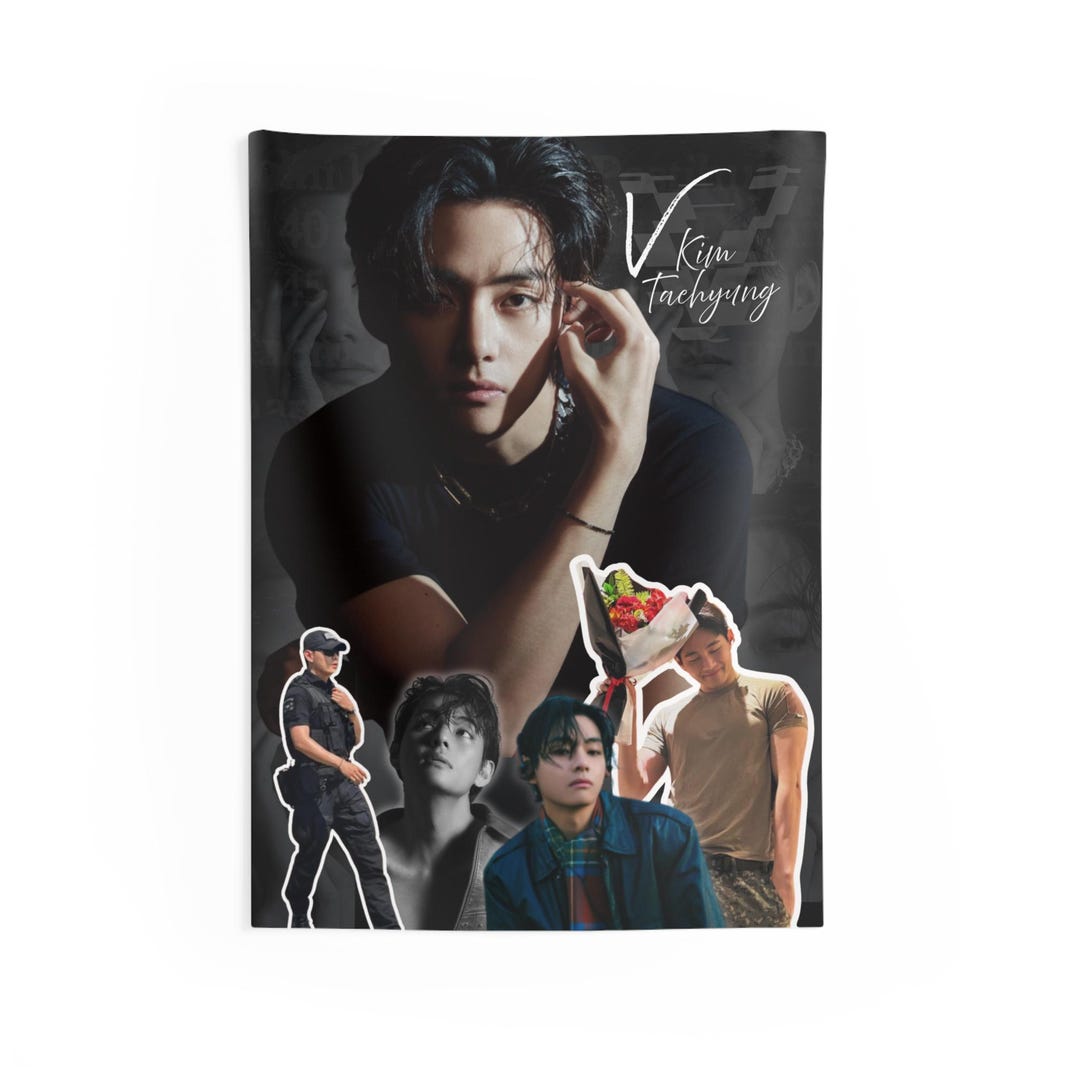 BTS Kim Taehyung V Tapestry Banner: Army Concert Cape - Etsy