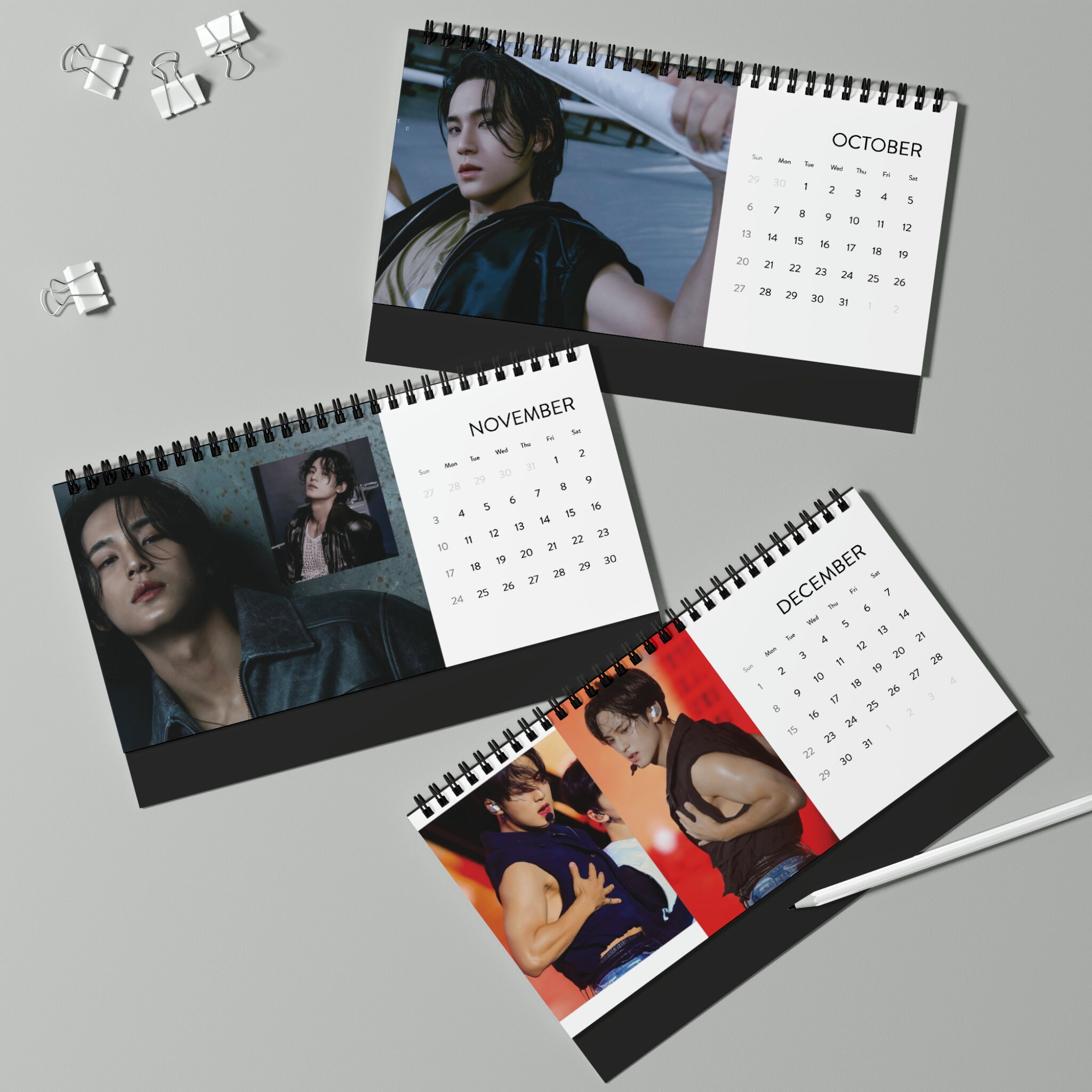 Seventeen Mingyu Boyfriend 2024 Calendar, 17 Merch, SVT Mingyu Merch ...