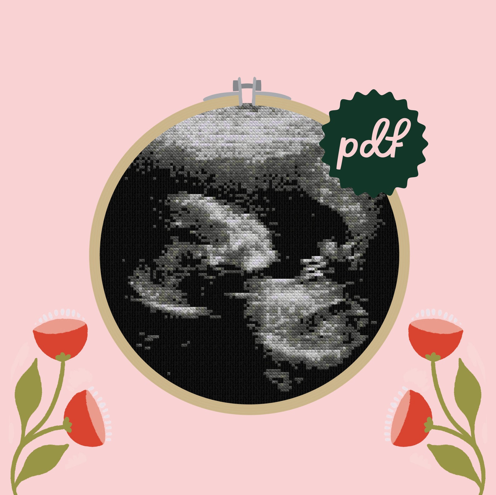 Custom Ultrasound Cross Stitch Pattern PDF Digital Download - Etsy