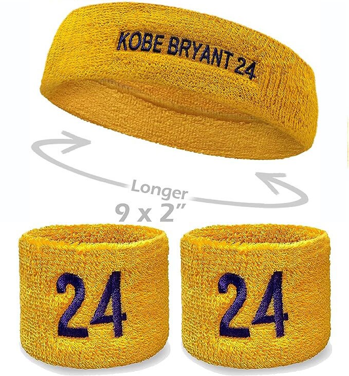 Basketball Star Sweatband Set (1 Pc Headband + 1 Pair of Wristbands ...
