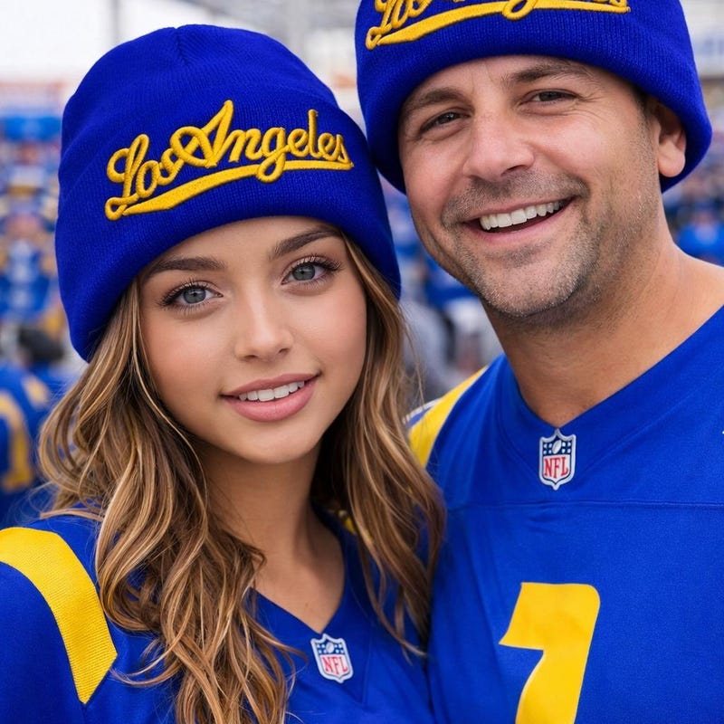 La Dodgers Beanies - Etsy