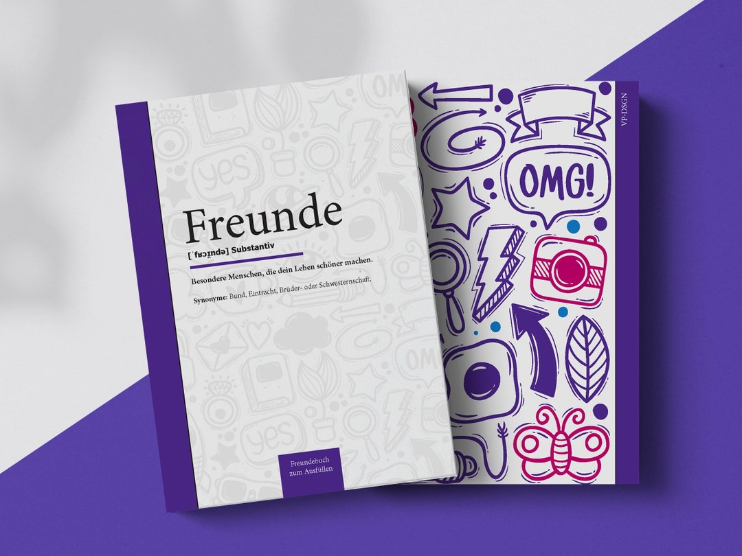 Freundebuch für Erwachsene mit interessanten Fragen an Freunde, Familie ...