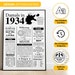 Art Print 1934 90th Birthday Year Retro Newspaper Article Poster Gift ...